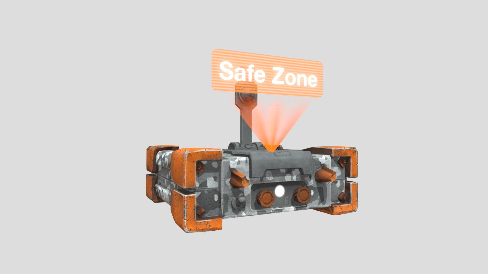 Orange Safe Zone [Soldier] Phone - Download Free 3D model by ...