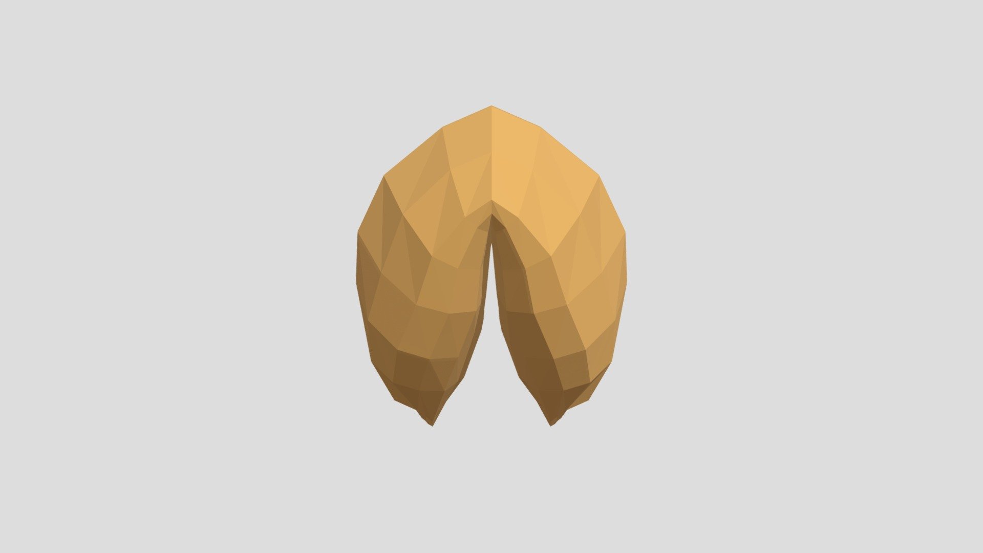 Fortune cookie from Poly by Google - Download Free 3D model by ...
