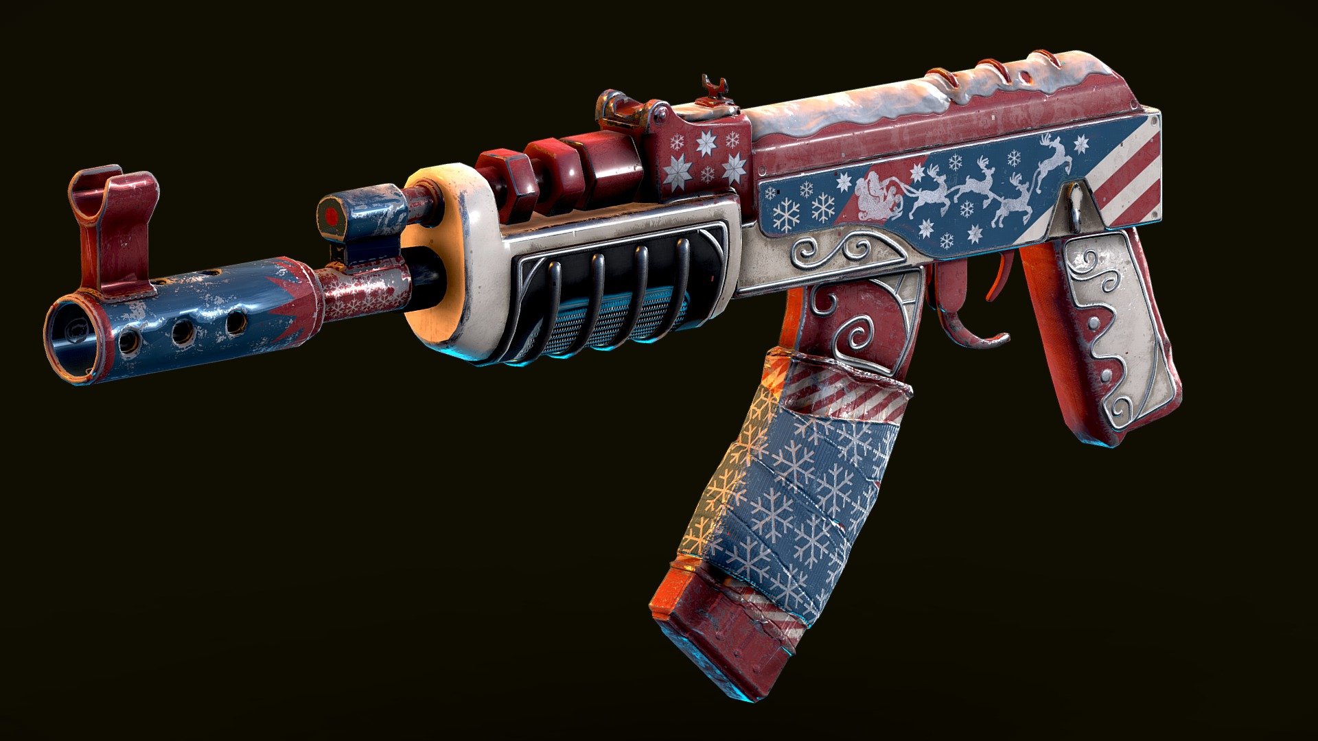 WAR AK - 3D model by TeddyEU [637ad24] - Sketchfab