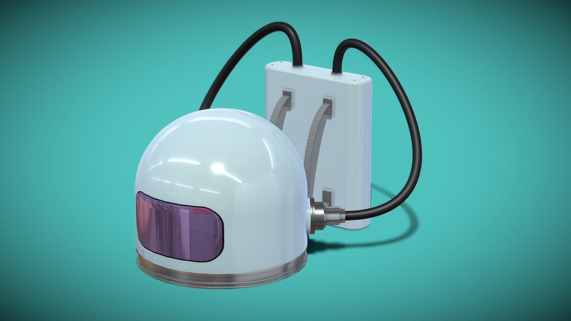 Space Helmet & Air Tank - Buy Royalty Free 3D model by AntiquesScanning ...