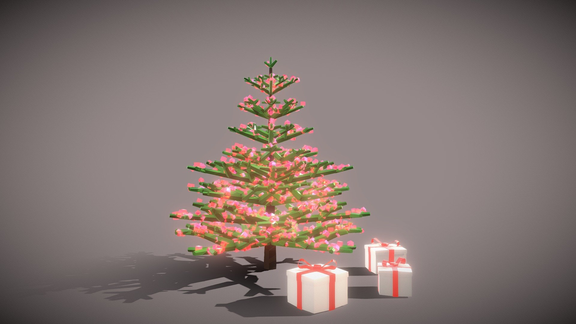cherry blossom xmas tree - Download Free 3D model by jeanpierre3d ...