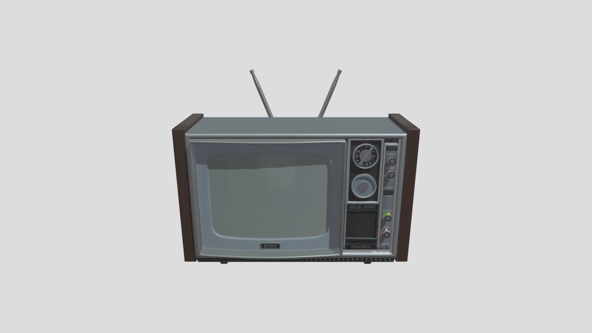 Old Television - 3D model by lilac.art (@lilacpow) [637ec36] - Sketchfab