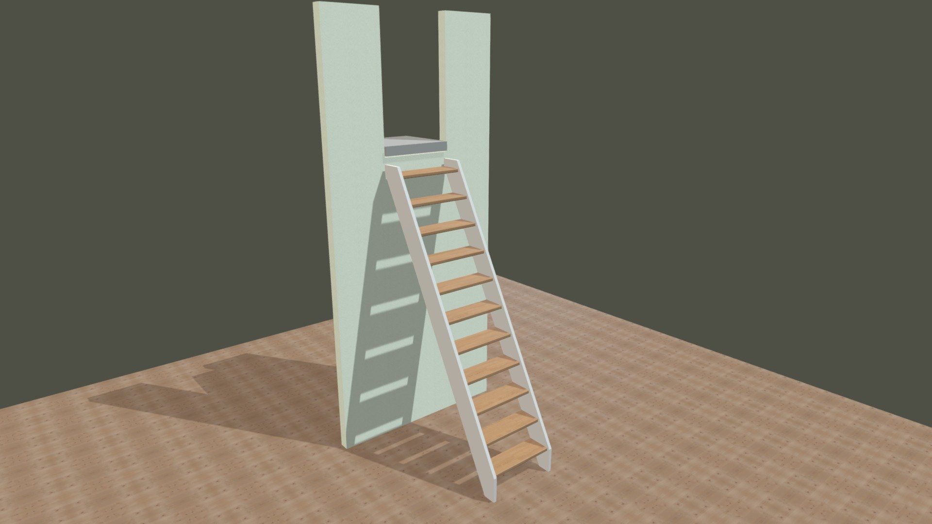 Fischer ship ladder - Grass Valley CA - 3D model by TopTreadStairways ...