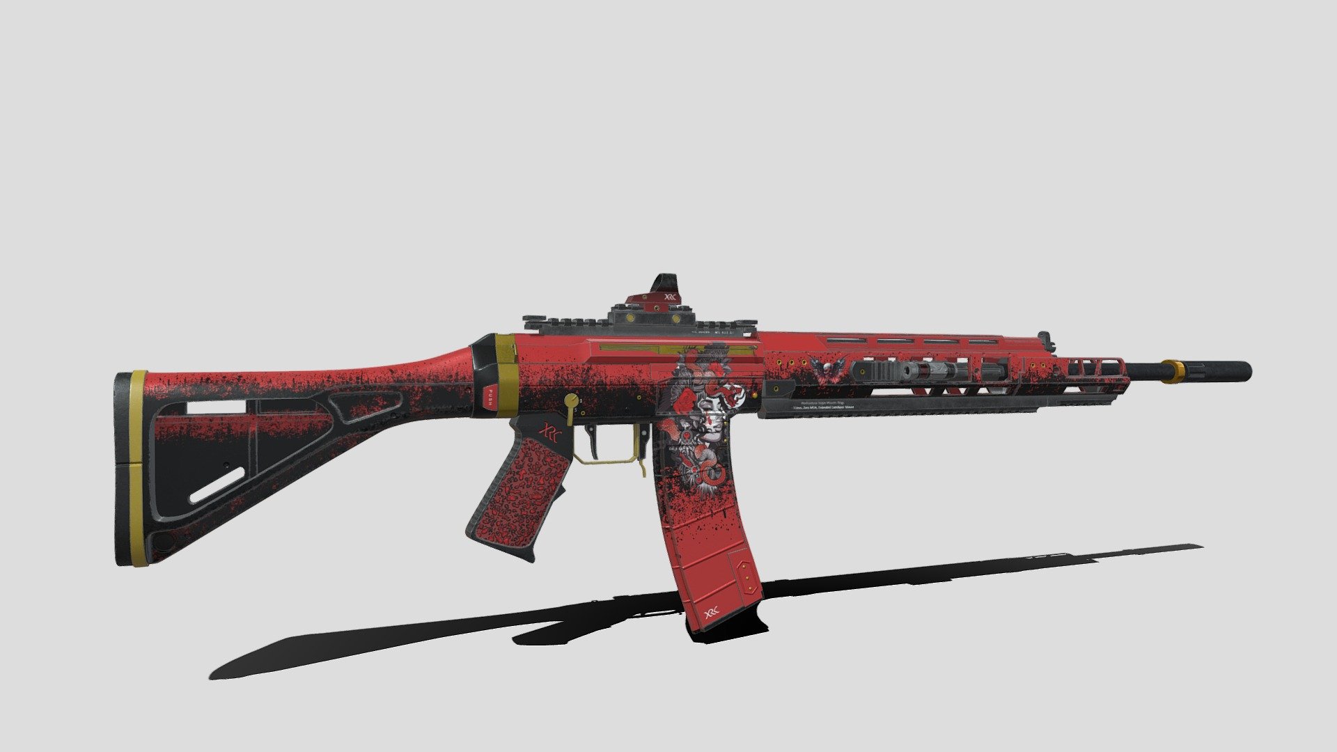 Call_of_Duty_Warzone-Grau-556_Gun - 3D model by Abhiraj_Pratap_Singh ...