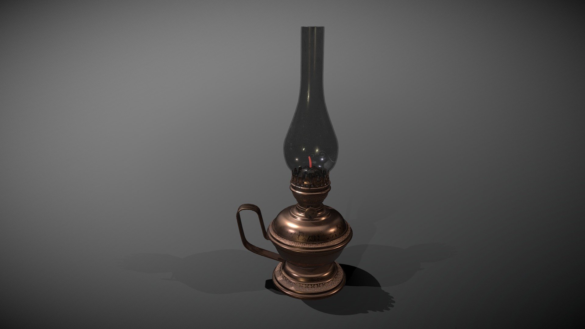 Hariken (Kerosene Lantern) - Download Free 3D model by Omar Faruk Jabed ...