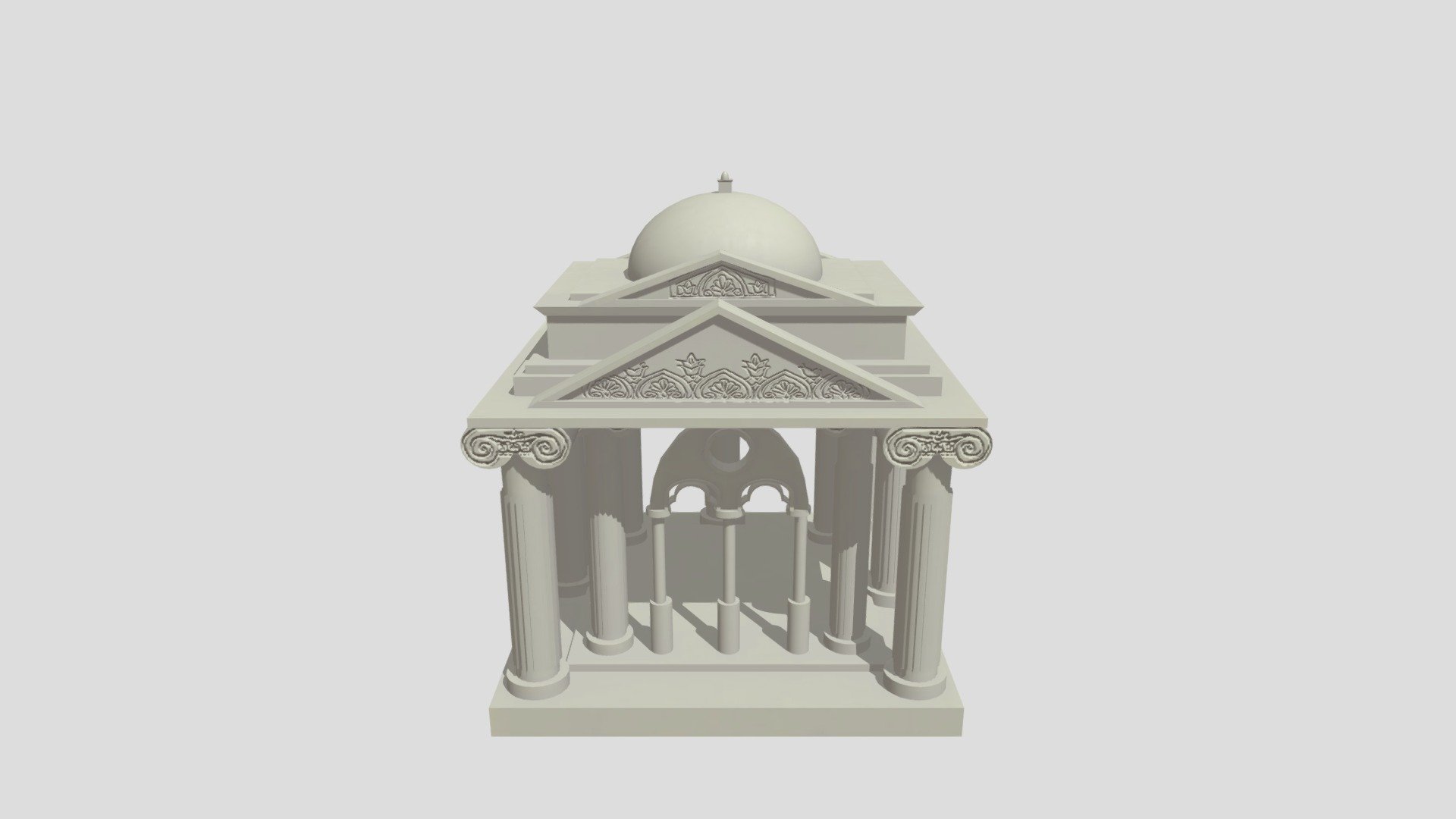 finished temple - 3D model by victoria.furman [6381583] - Sketchfab