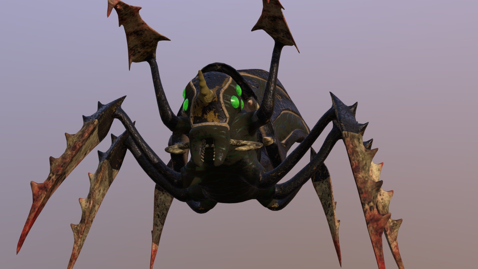 Hive Queen - Spider Creature - 3D model by Joel (@JoelKilb) [6385843 ...
