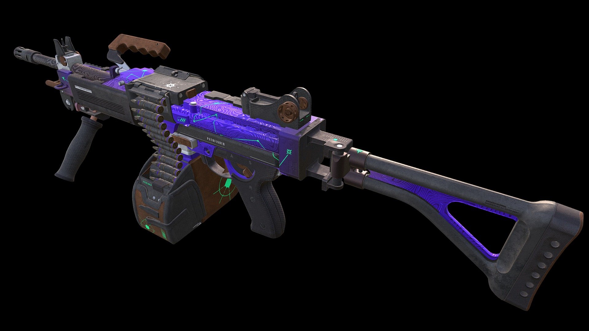 NEGEV - Pathfinder (CS2) - 3D model by tanapta [6385c7c] - Sketchfab