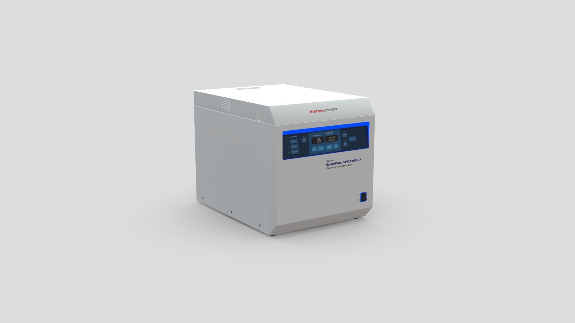 SpeedVac SPD130DLX - 3D model by kishore (@kishoreb) [6386fd5] - Sketchfab