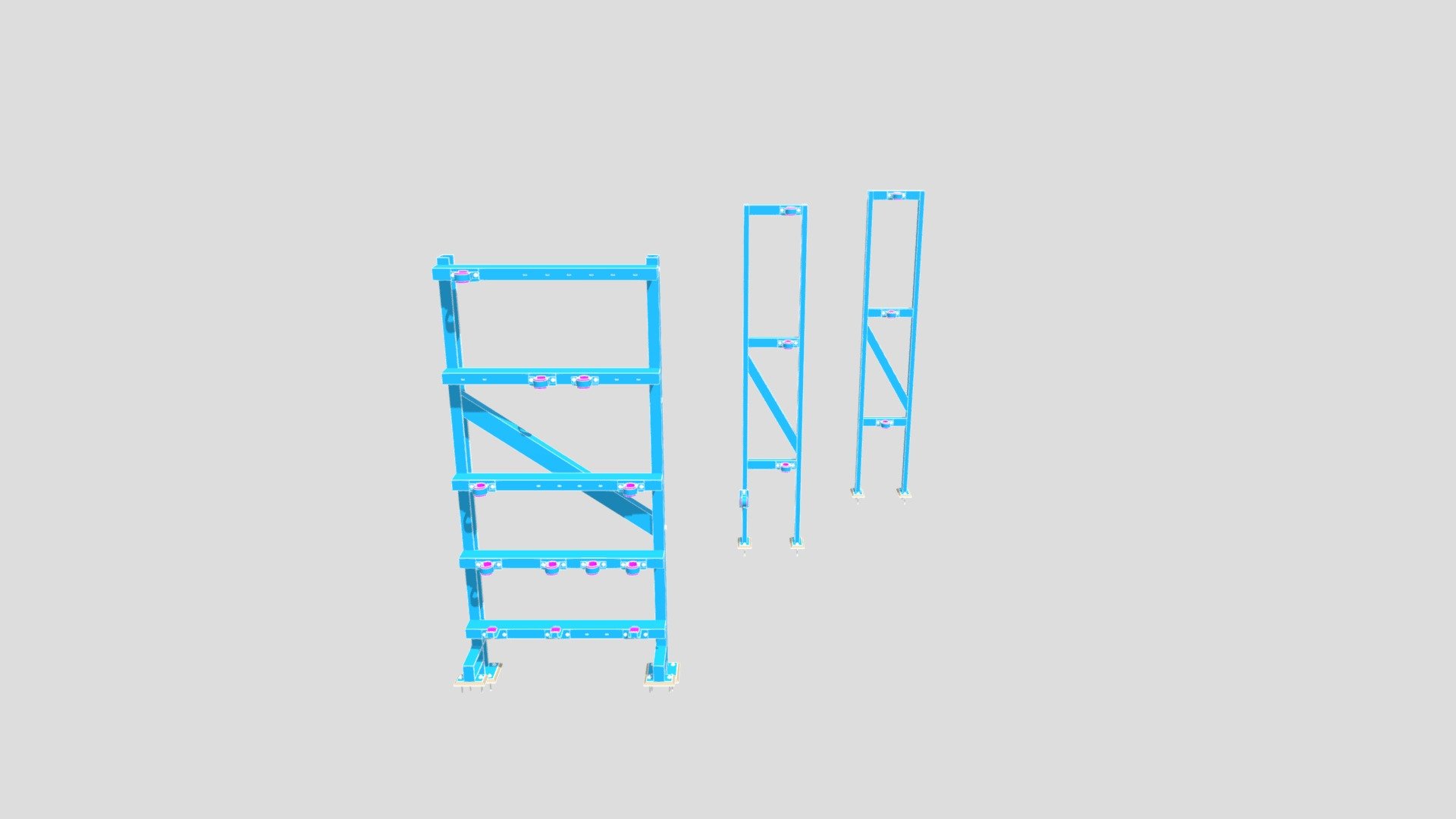 pipe stand assemblies 1 of 2 - 3D model by ksa2020 / Dezine 2020 ...