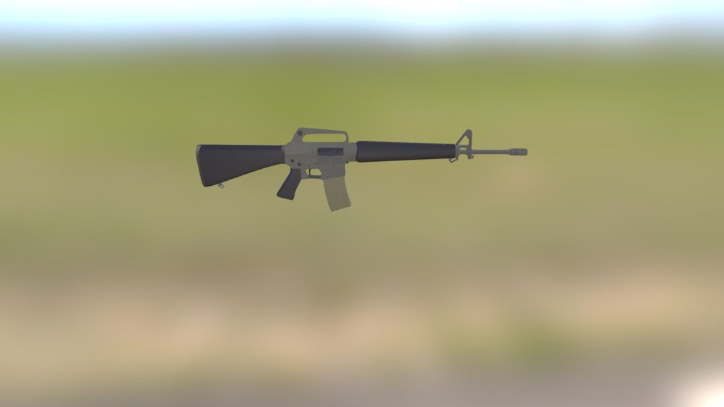 M16A1 - 3D model by iabma [63877fe] - Sketchfab