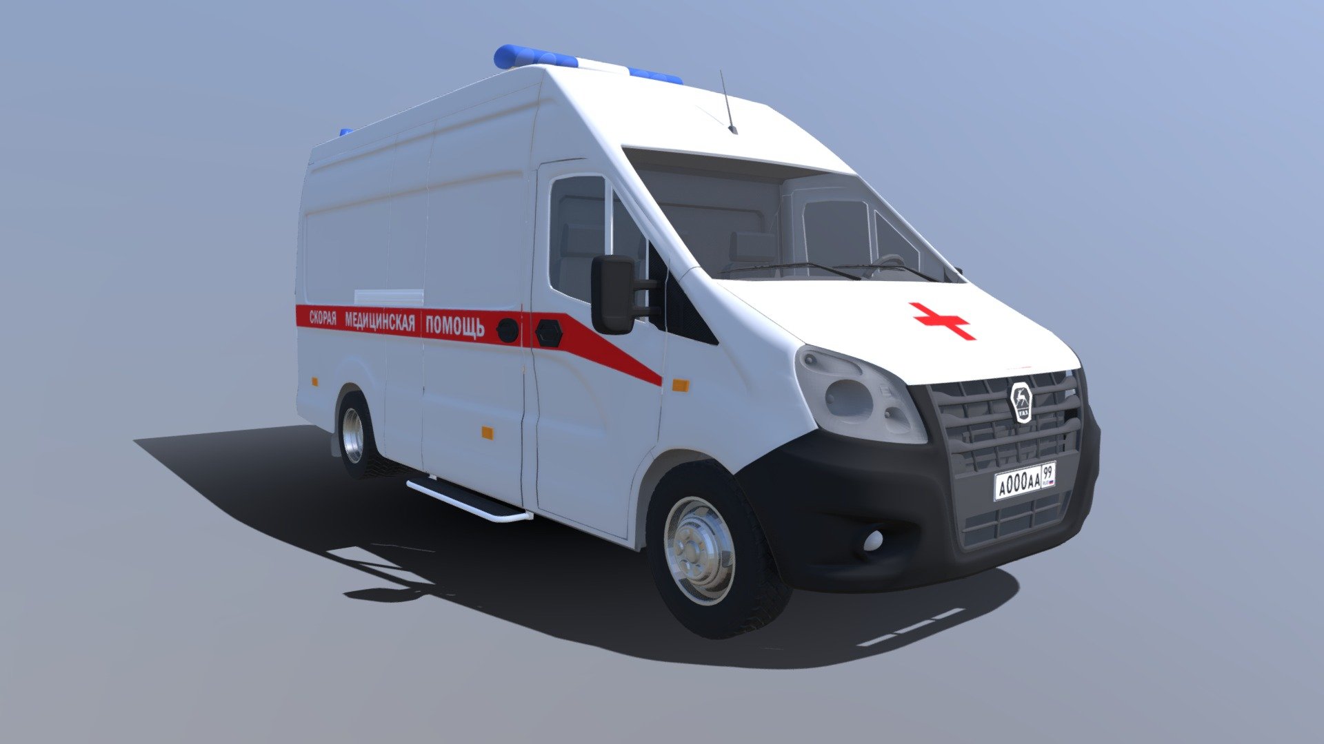 Gazzele Next ambulance - Download Free 3D model by mamont nikita ...