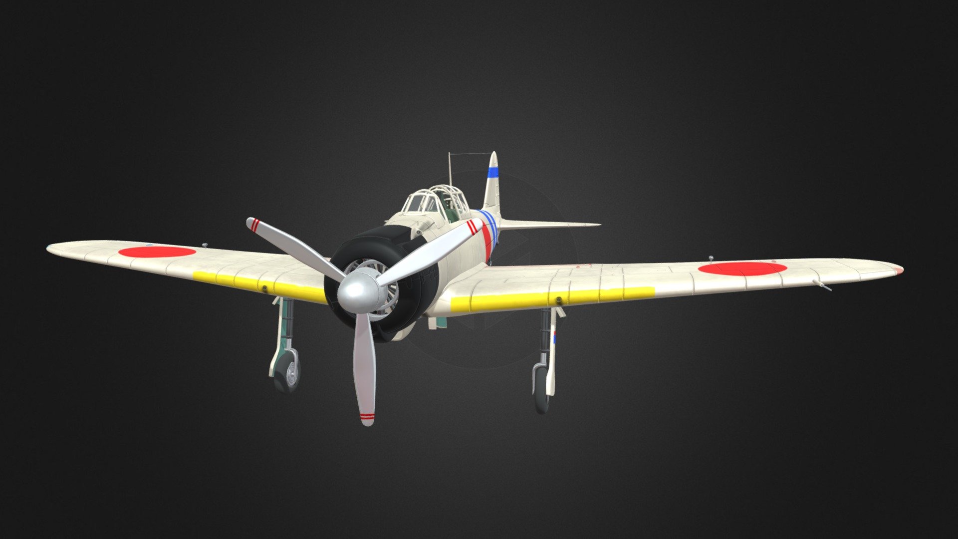 Mitsubishi A6M2 "Zero" Model 21 (Hiryū) - 3D model by TonyAnima ...