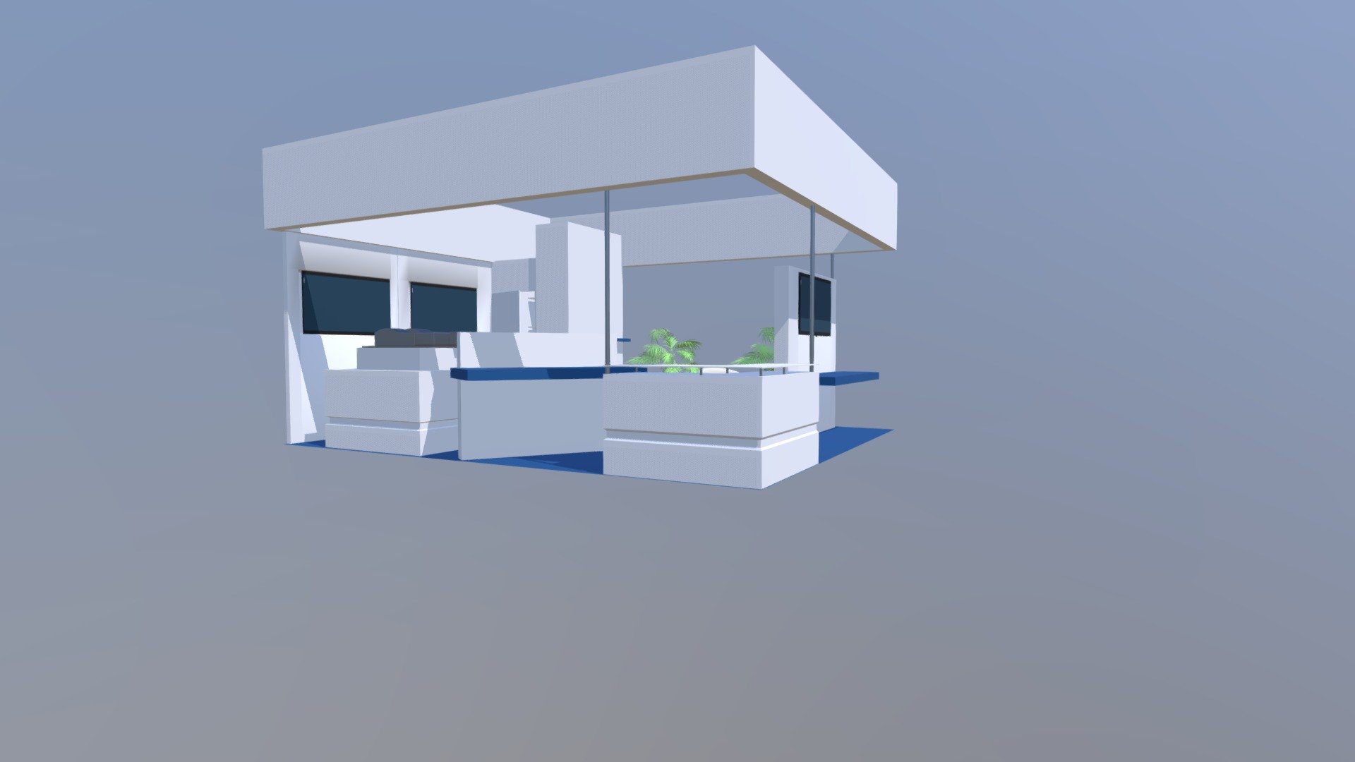 Booth - 3D model by DariaS [638af9a] - Sketchfab