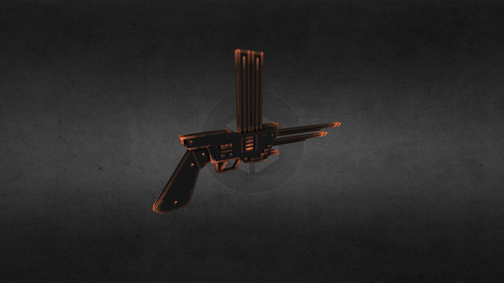 Double Uzi-like revolver - 3D model by evoil (@blacktiger54) [638c022 ...