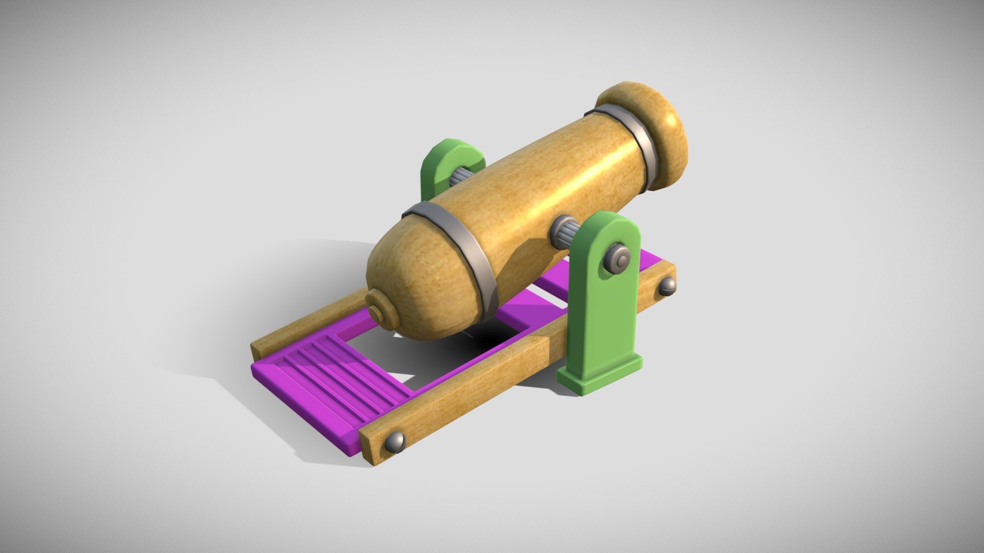 Non-realistic Cannon - Buy Royalty Free 3D model by Gabriel Quintana ...