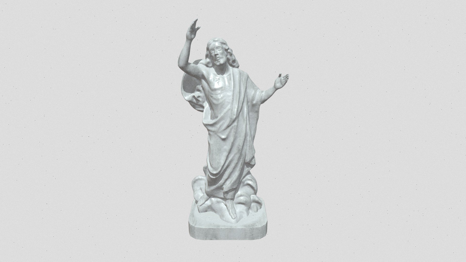 Christ Ascending - 3D model by Dr-leon-CR [638d555] - Sketchfab