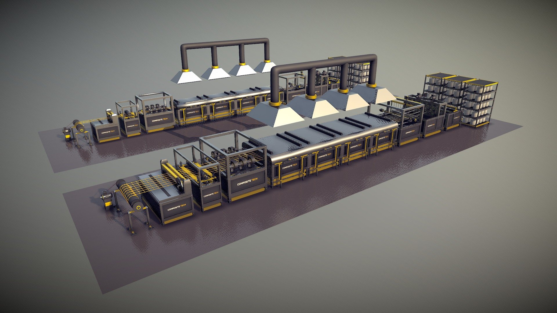 COMPOSITE TECH BENCH 2 - 3D model by vicvdovenko [638db08] - Sketchfab
