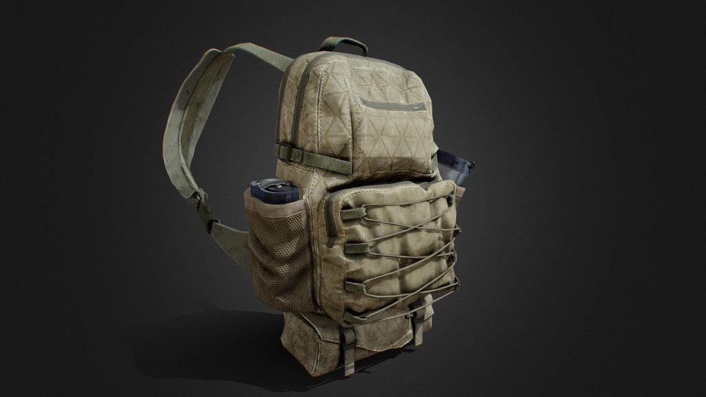 Military Backpack - A 3D model collection by BlackdestinyRO - Sketchfab
