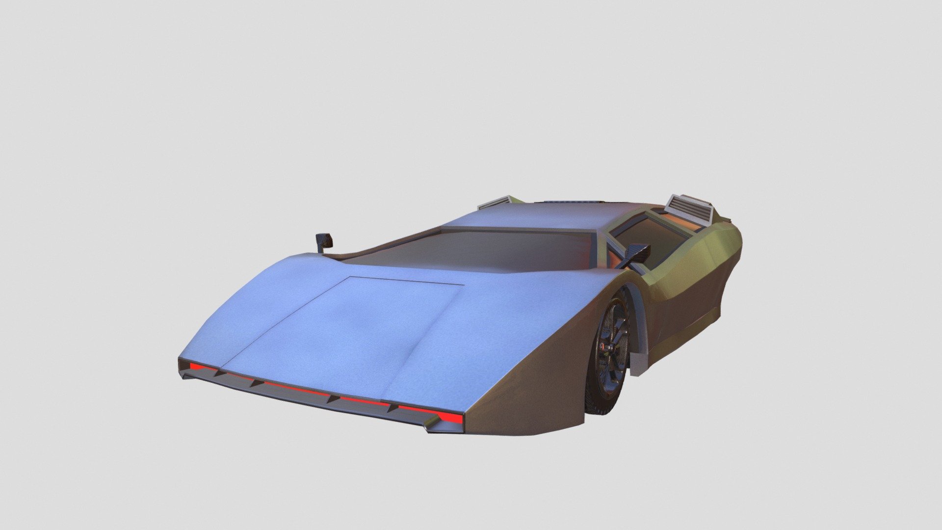 Cyber car model - 3D model by AzielRivera [6392259] - Sketchfab