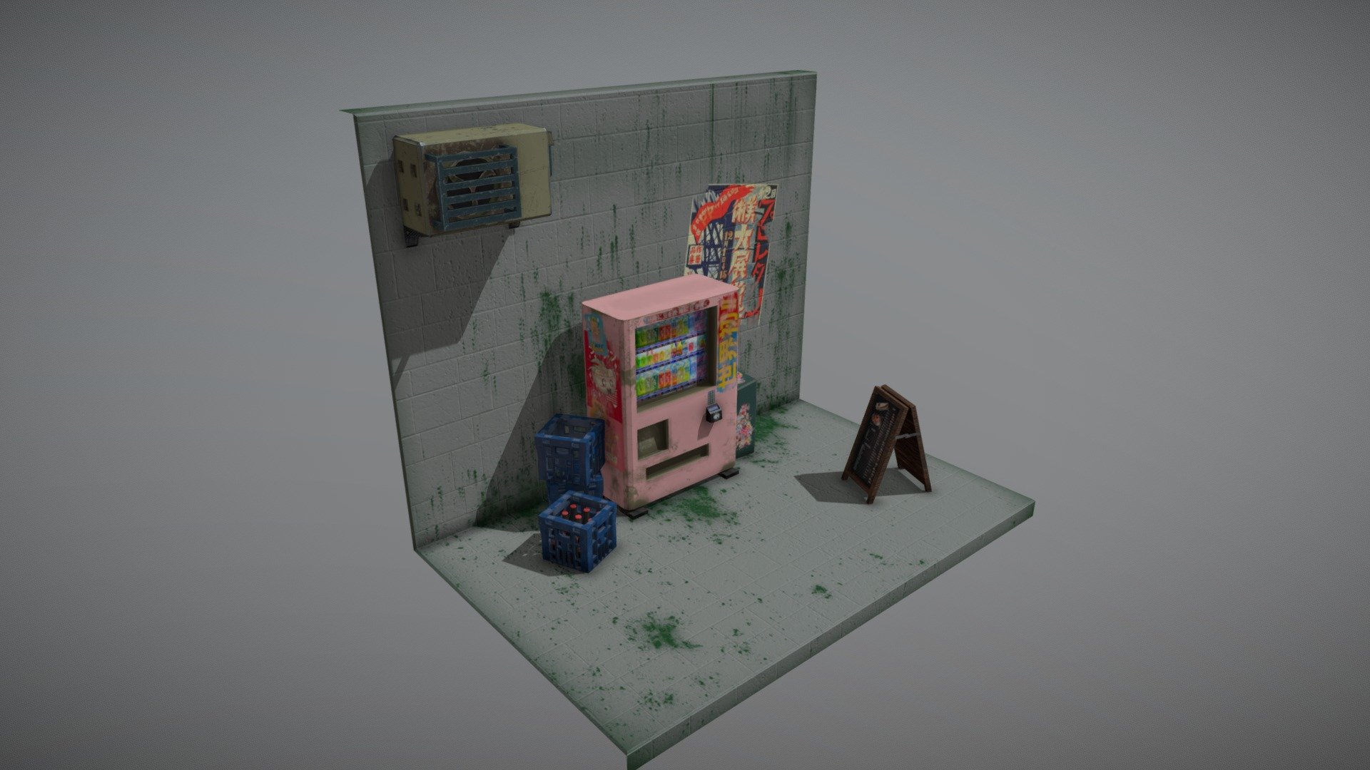 Hero Scene Props A1 Diorama - 3D model by Gibs3D (@Gilbert89) [6392ba9 ...