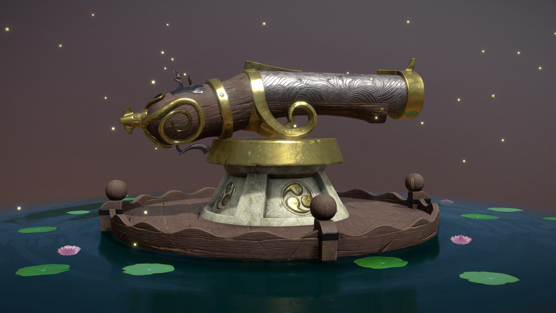 Hand Cannon - 3D model by Stefano Sacerdoti (@saccusman) [6393150 ...