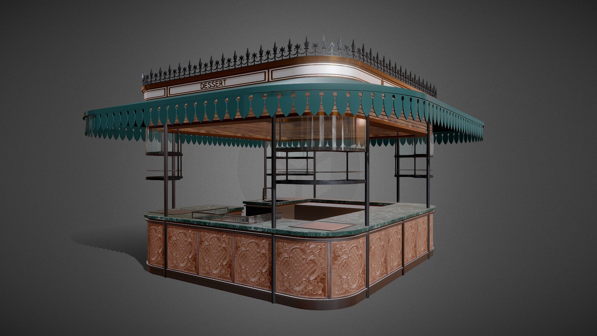 ADD Dessert Counter - 3D model by stevesneezes [6393528] - Sketchfab