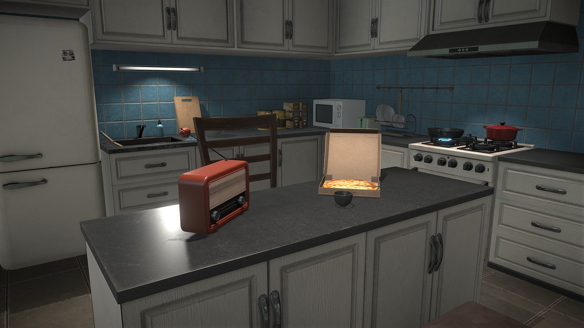 Kitchen - Buy Royalty Free 3D model by Studio 795 (@studio_795 ...