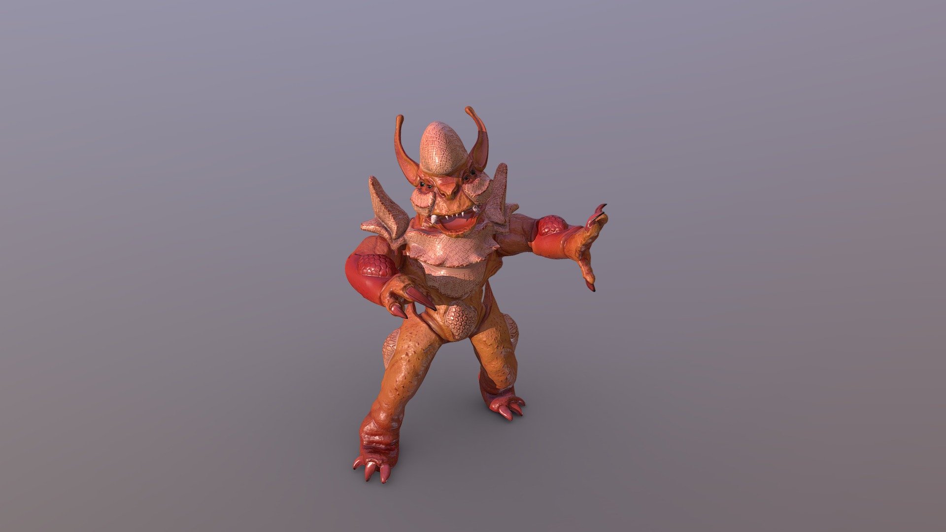 Creature Dynamic Pose - 3D model by Eduardo0611 [6393a02] - Sketchfab