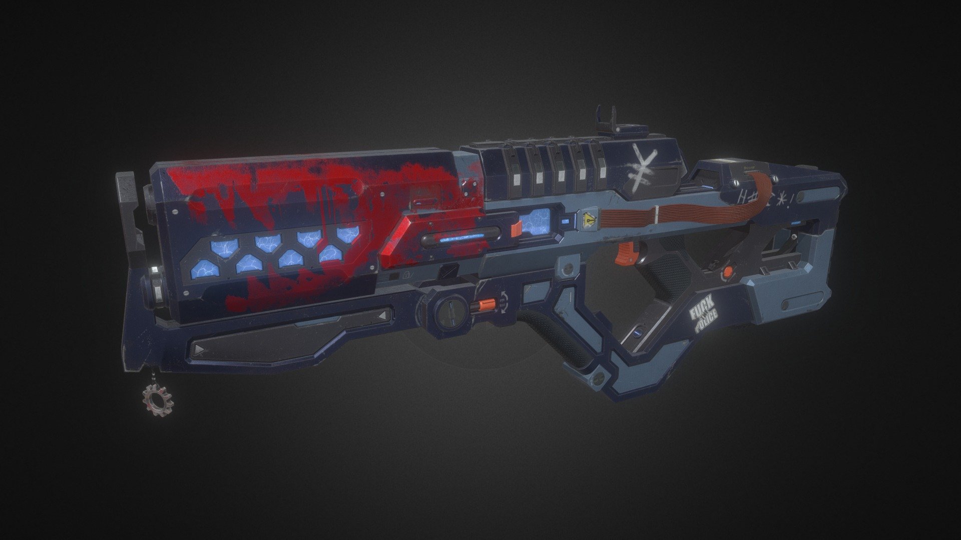 Plasma Gun - 3D model by Mr.Hands (@xending) [639490c] - Sketchfab