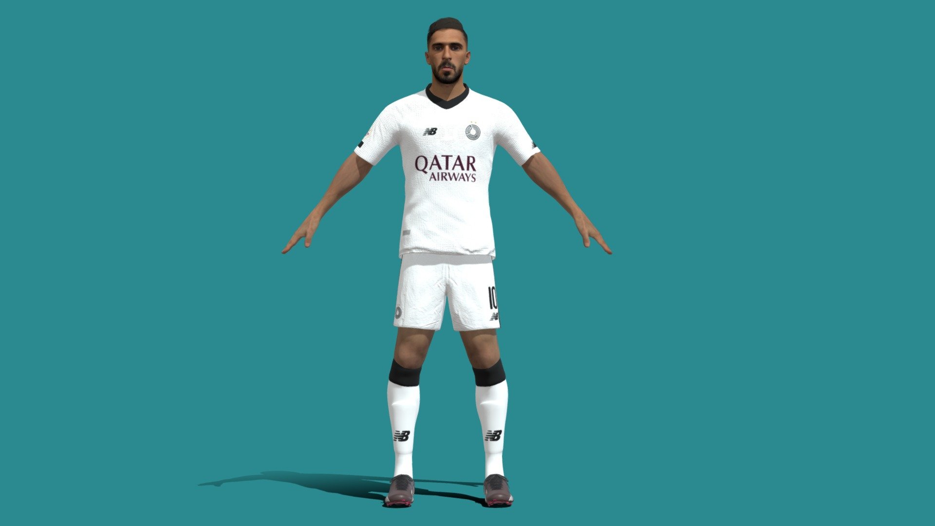 T-P Rigged Hassan Al-Haidos Al-Sadd - 3D model by 3dpassion.net ...