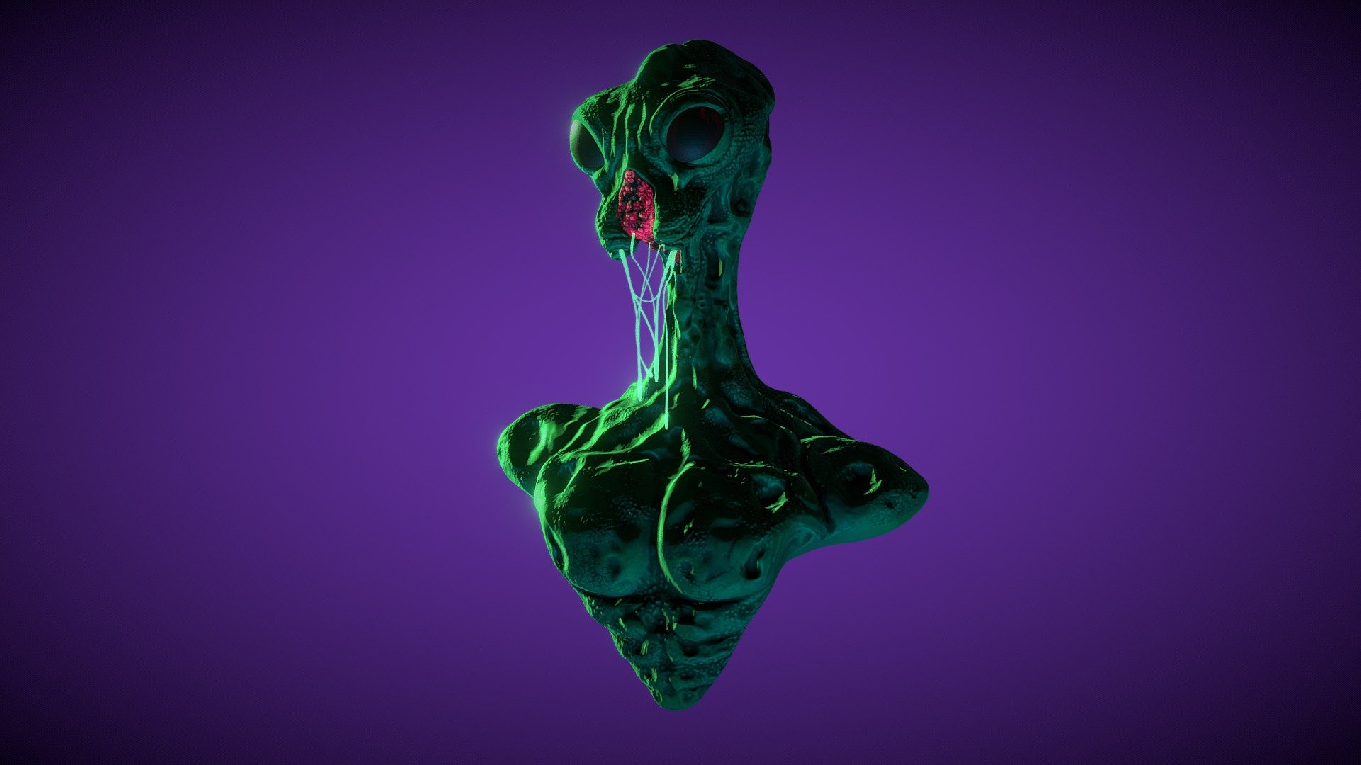 ALIEN BUST - 3D model by GeeeK [63997d4] - Sketchfab
