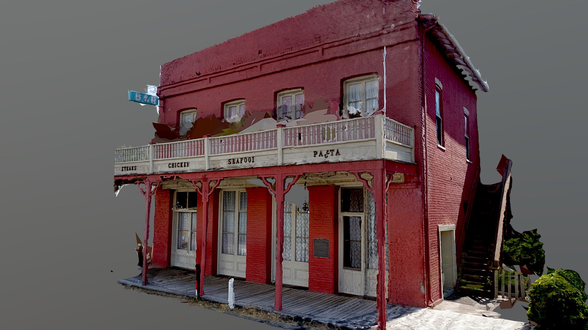 Odeon Saloon, Dayton Nevada - 3D model by John Toeppen (@toeppen ...
