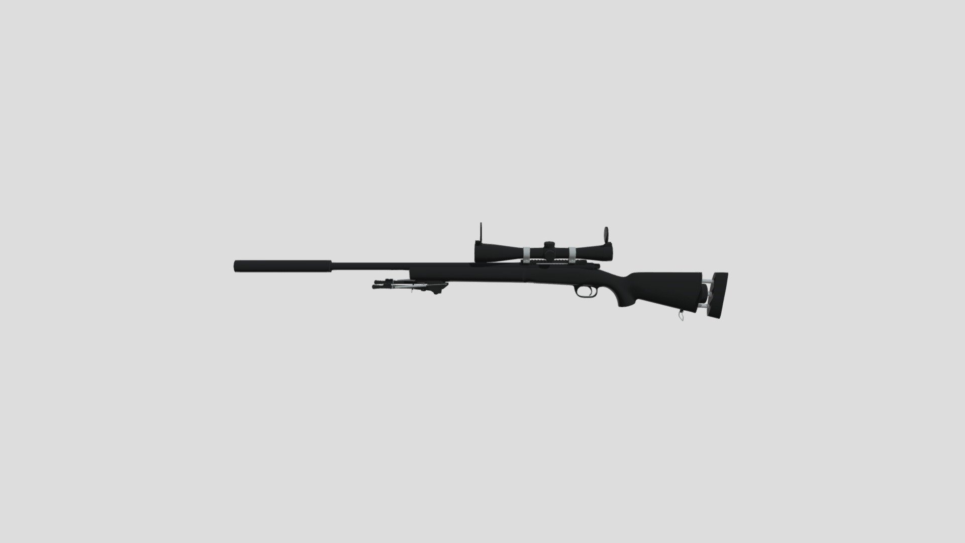 M24 Sniper High Poly - 3D model by Guilherme Borges (@TBorgin) [639ad63 ...