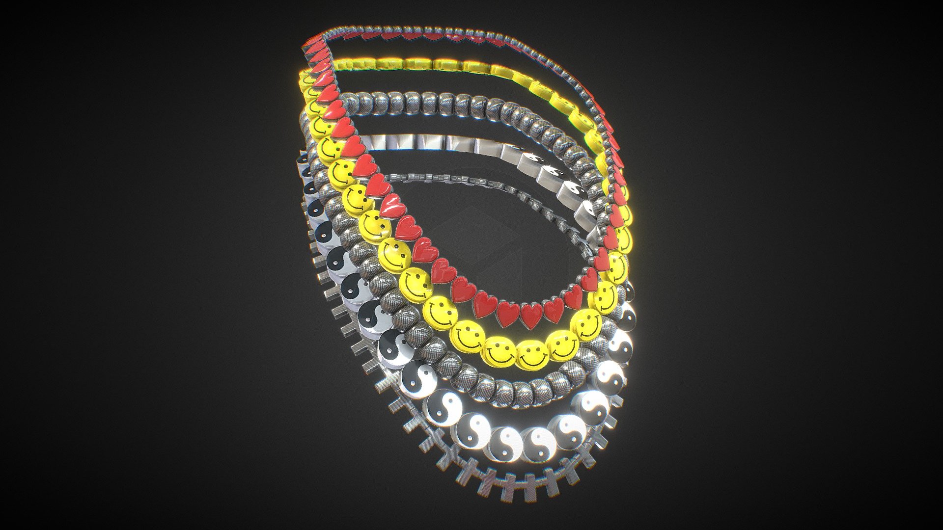 Jewelry Bundle 3 - Buy Royalty Free 3D model by Tiko (@tikoavp ...