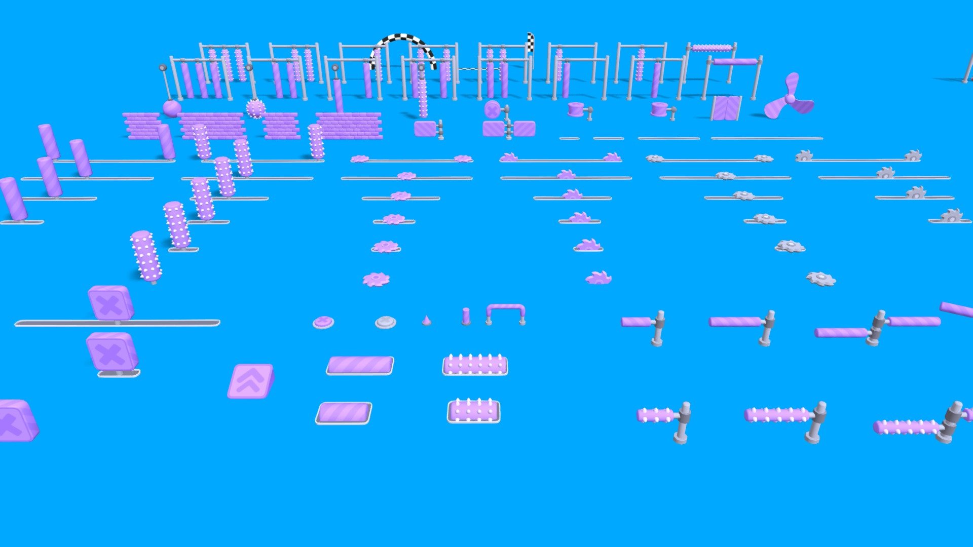 Hyper Casual Obstacles Pack - 3D model by Lokiana (@lokiana.art) [639d518] - Sketchfab