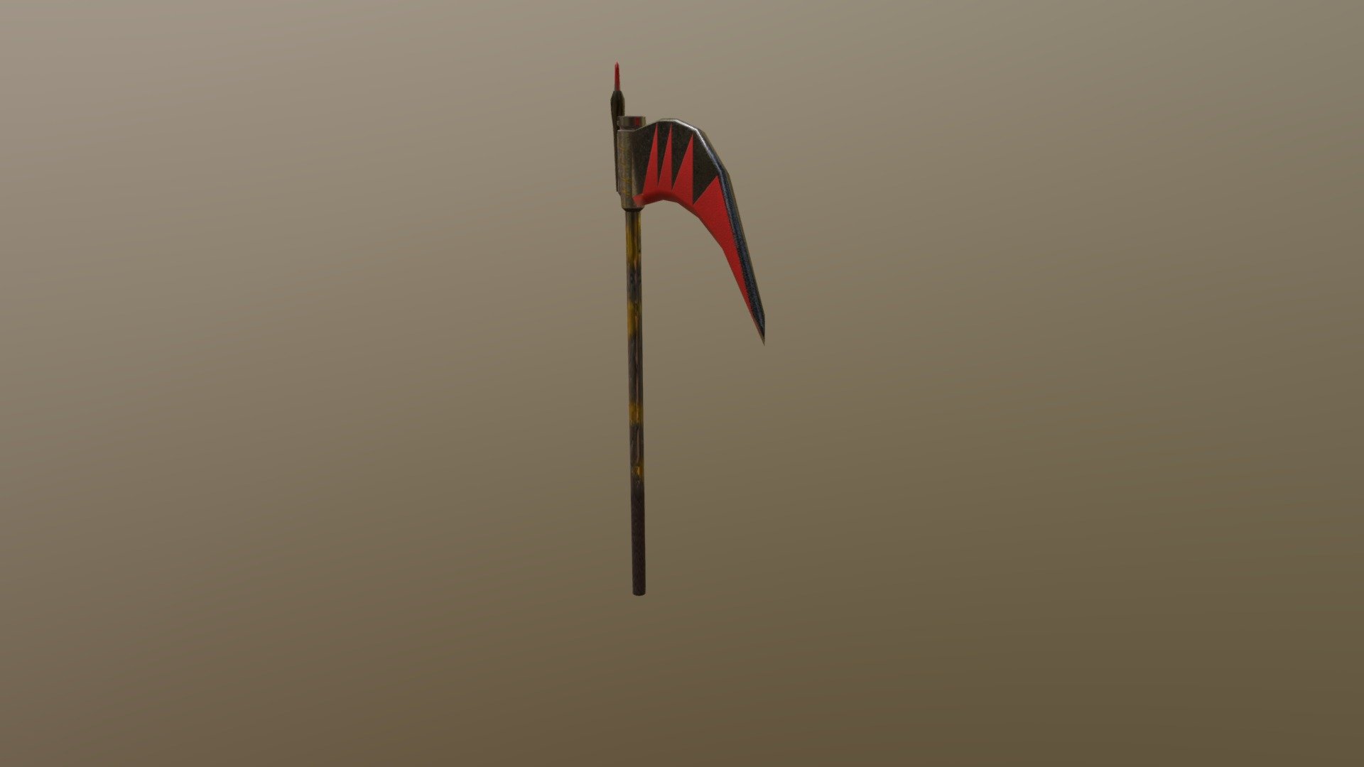 Demon Scythe + Dagger Attachment - 3D model by Shaharin G.R ...