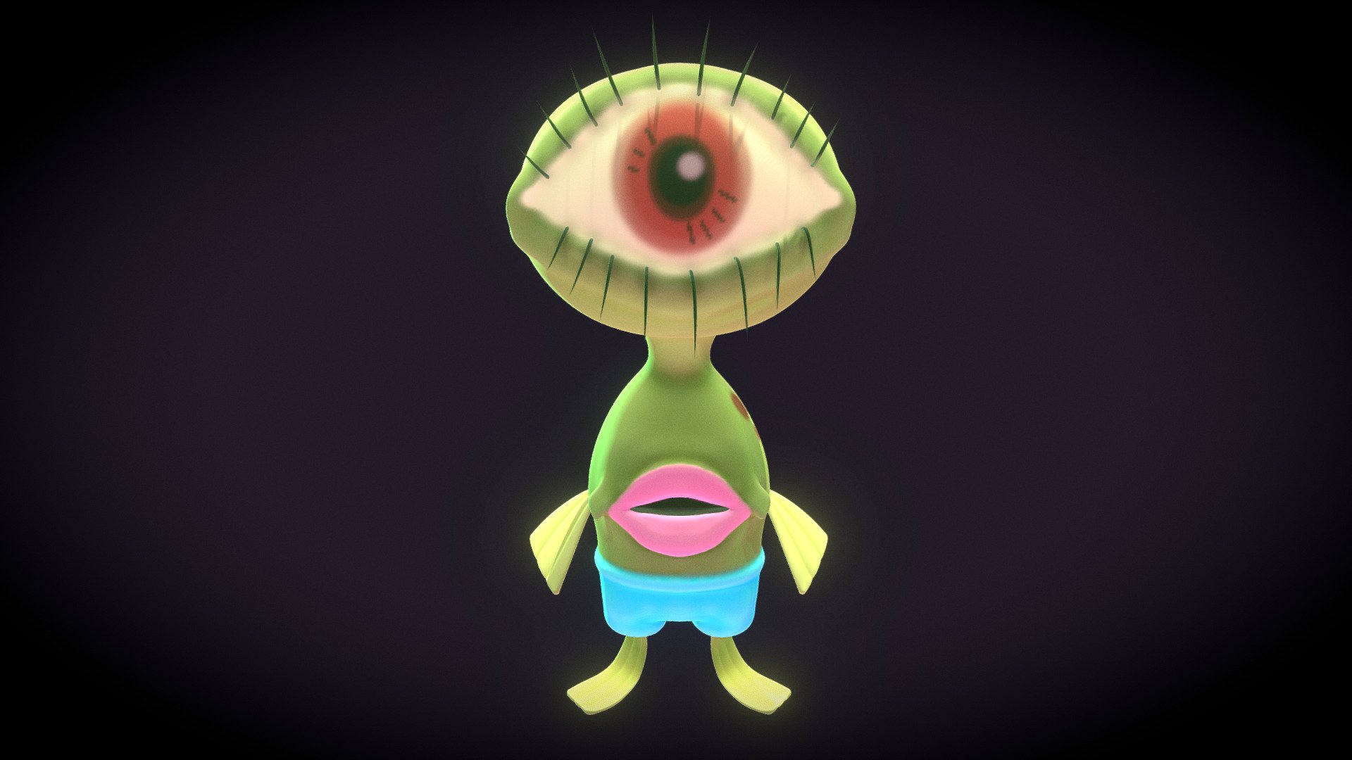 Rock Bottom Fish - Download Free 3D model by Duznot (@duz_vr) [639f53a ...