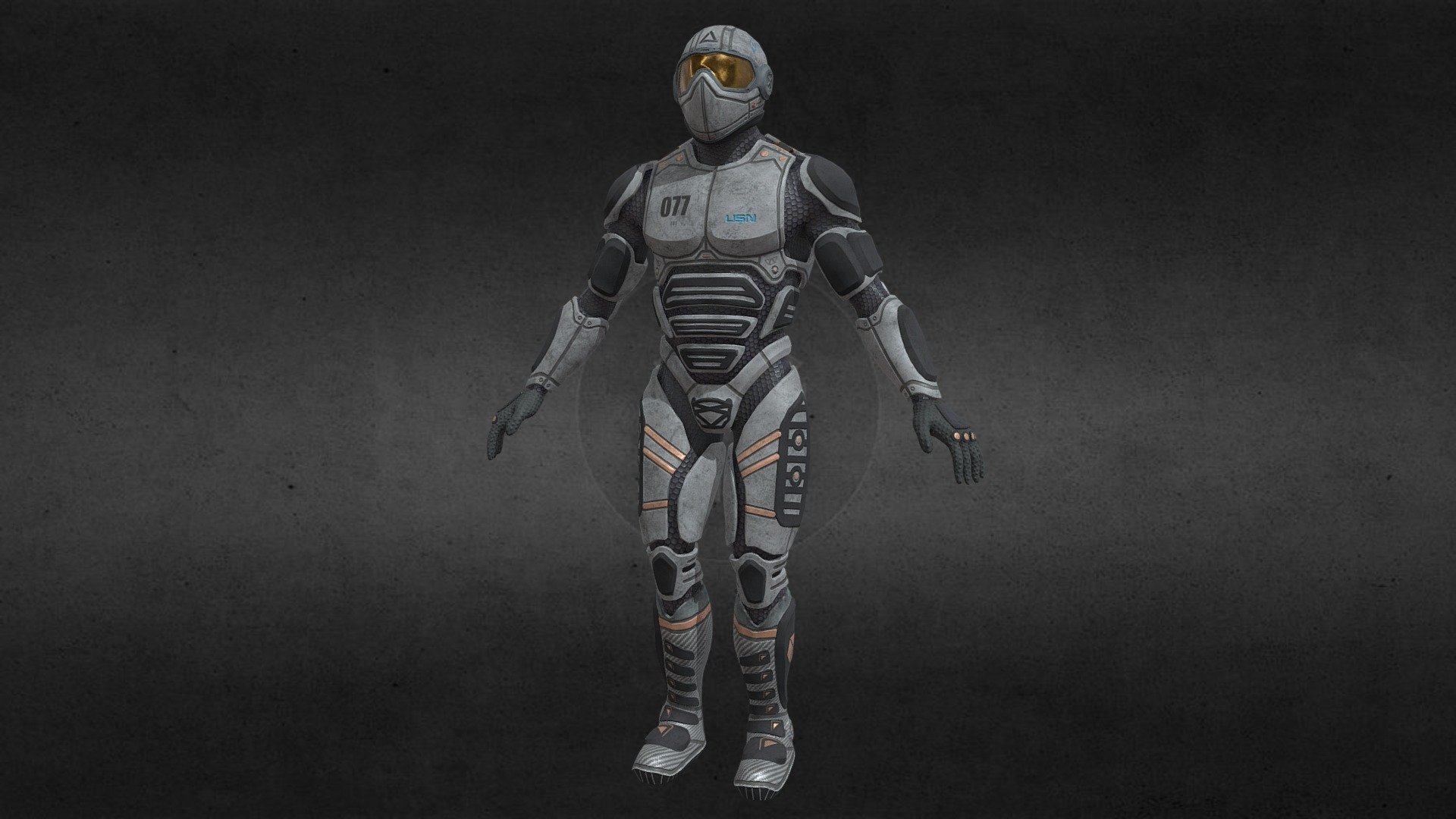 USN Soldier - 3D model by Jose Urrutia Mulas (@chechuattack) [63a00c9 ...