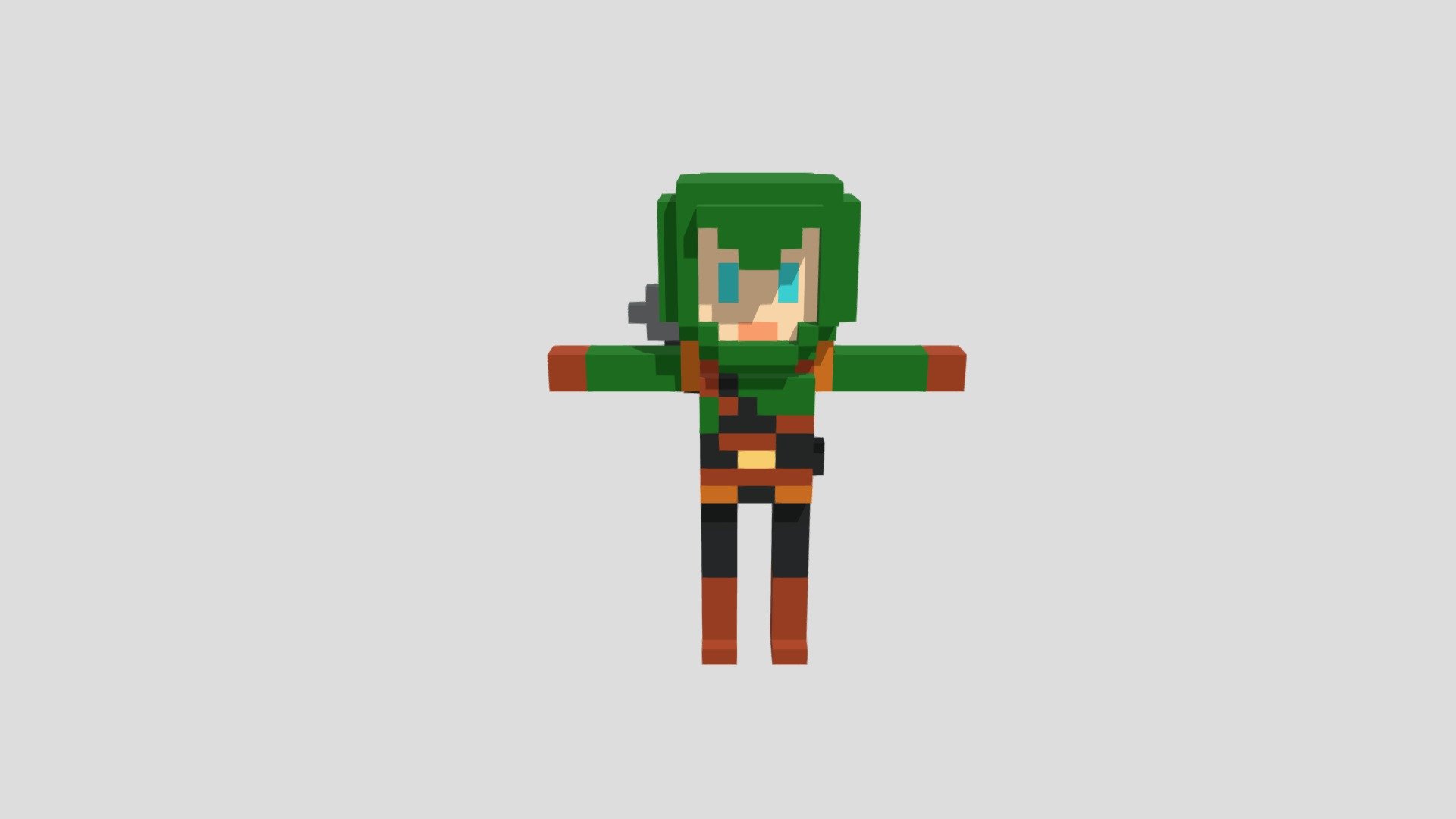 Archer Standing Jump - 3D model by a14369 [63a04d3] - Sketchfab