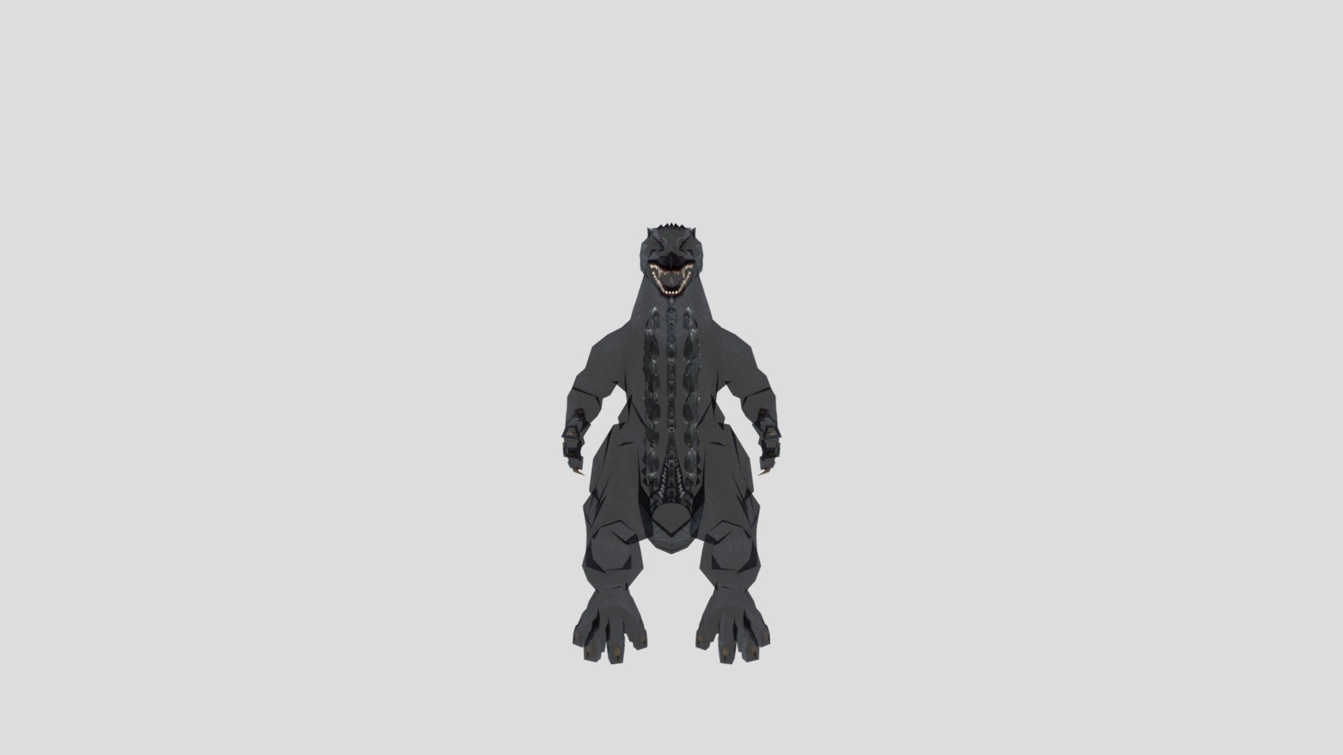 FW. Godzilla. Model - Download Free 3D model by tyranosaurio.cesar ...