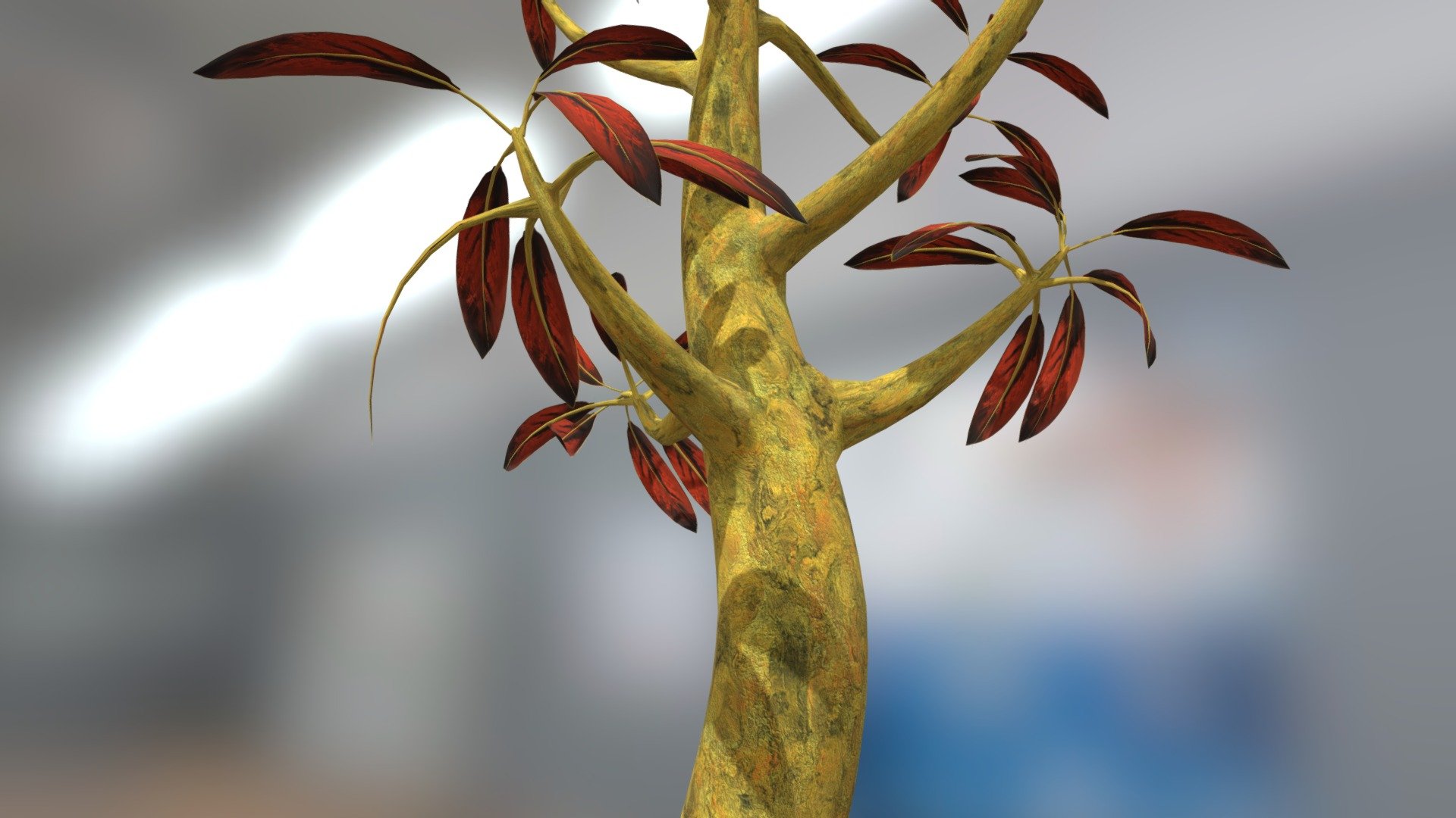 YELLOW ALIEN PLANT WITH ANIMATION - Buy Royalty Free 3D model by PATH ...