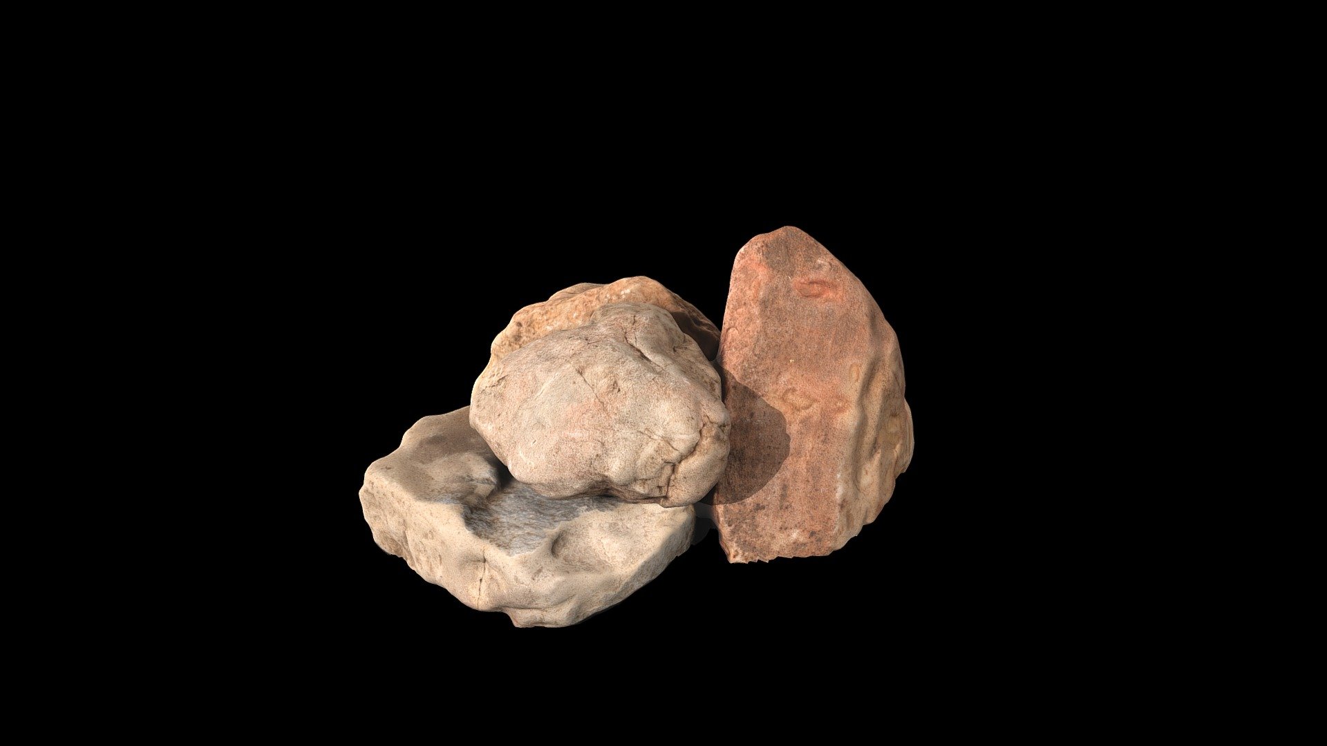 "Fire-Cracked Rock" - 3D model by danderson4 [63a2df5] - Sketchfab