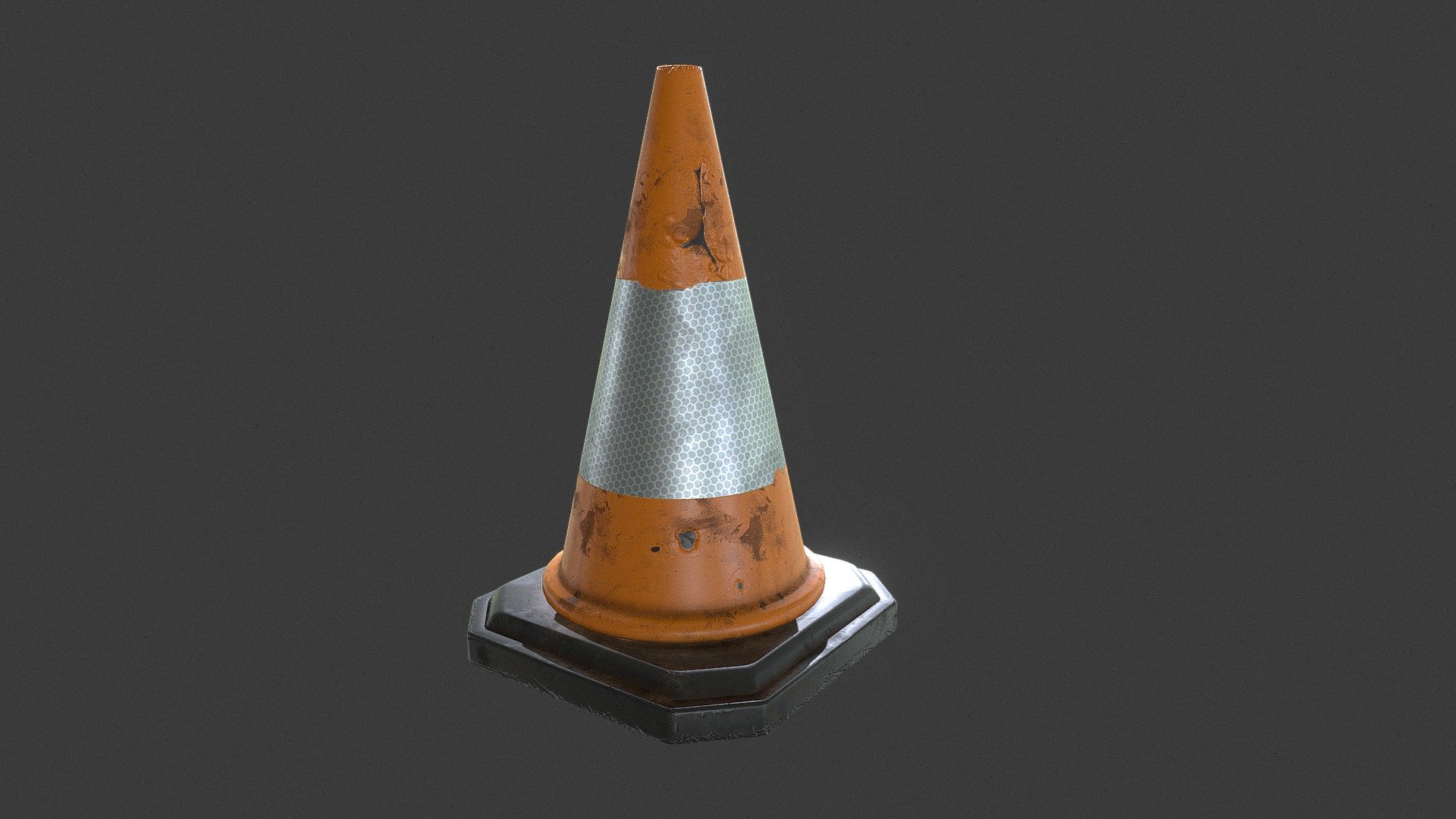 Traffic Cone - Download Free 3D model by Manu.m.g.r (@MANUGR) [63a5ab5 ...