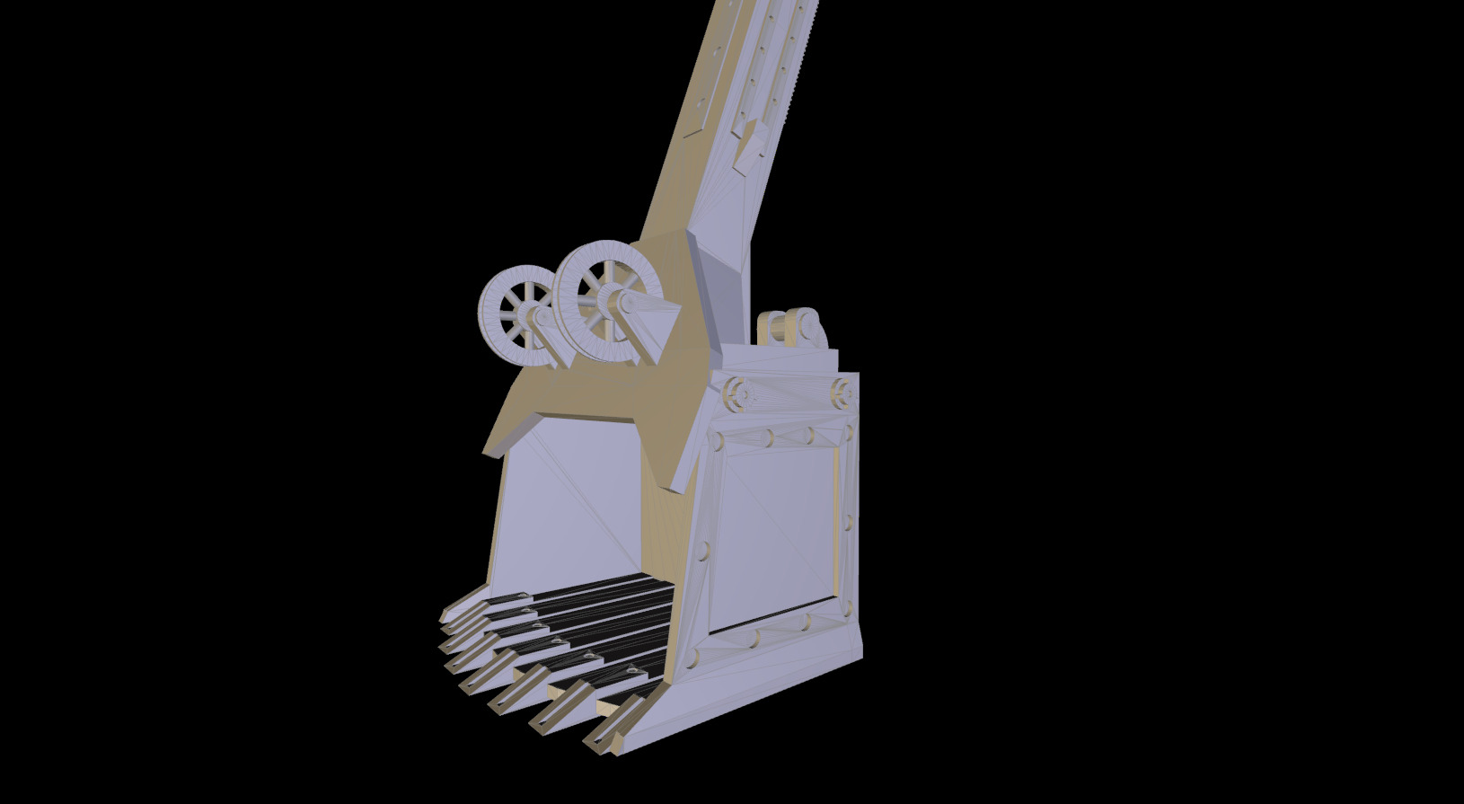 Excavator bucket - 3D model by freerifleman [63a73f7] - Sketchfab