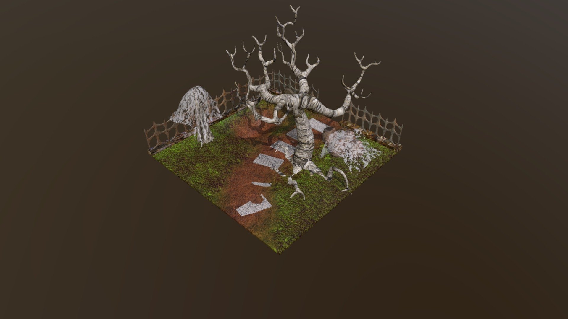 cemetery - Download Free 3D model by LowDon (@c26214674) [63a9208 ...