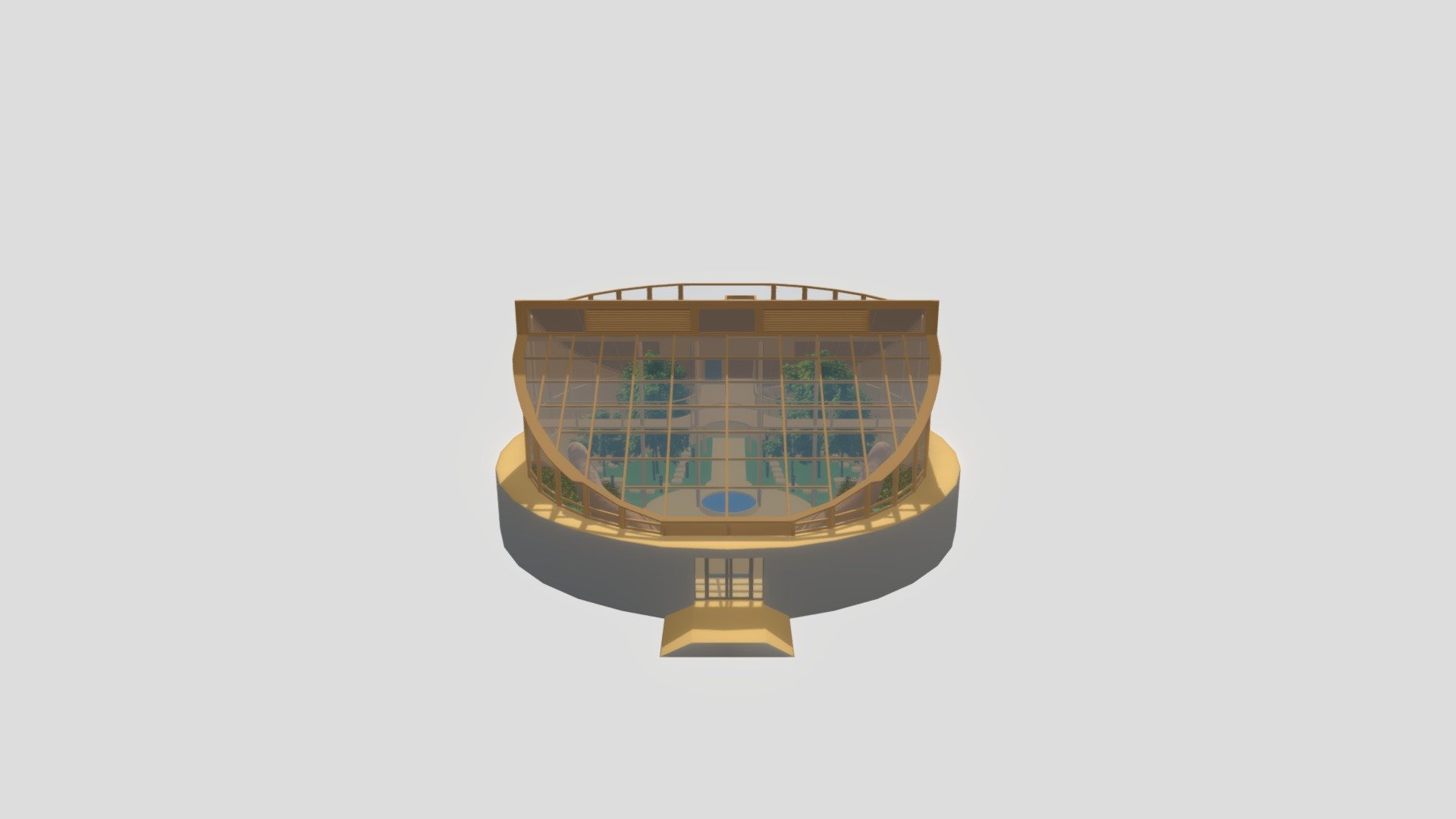 central_atrium_for_the_earthbag_village - 3D model by MansouriXR ...