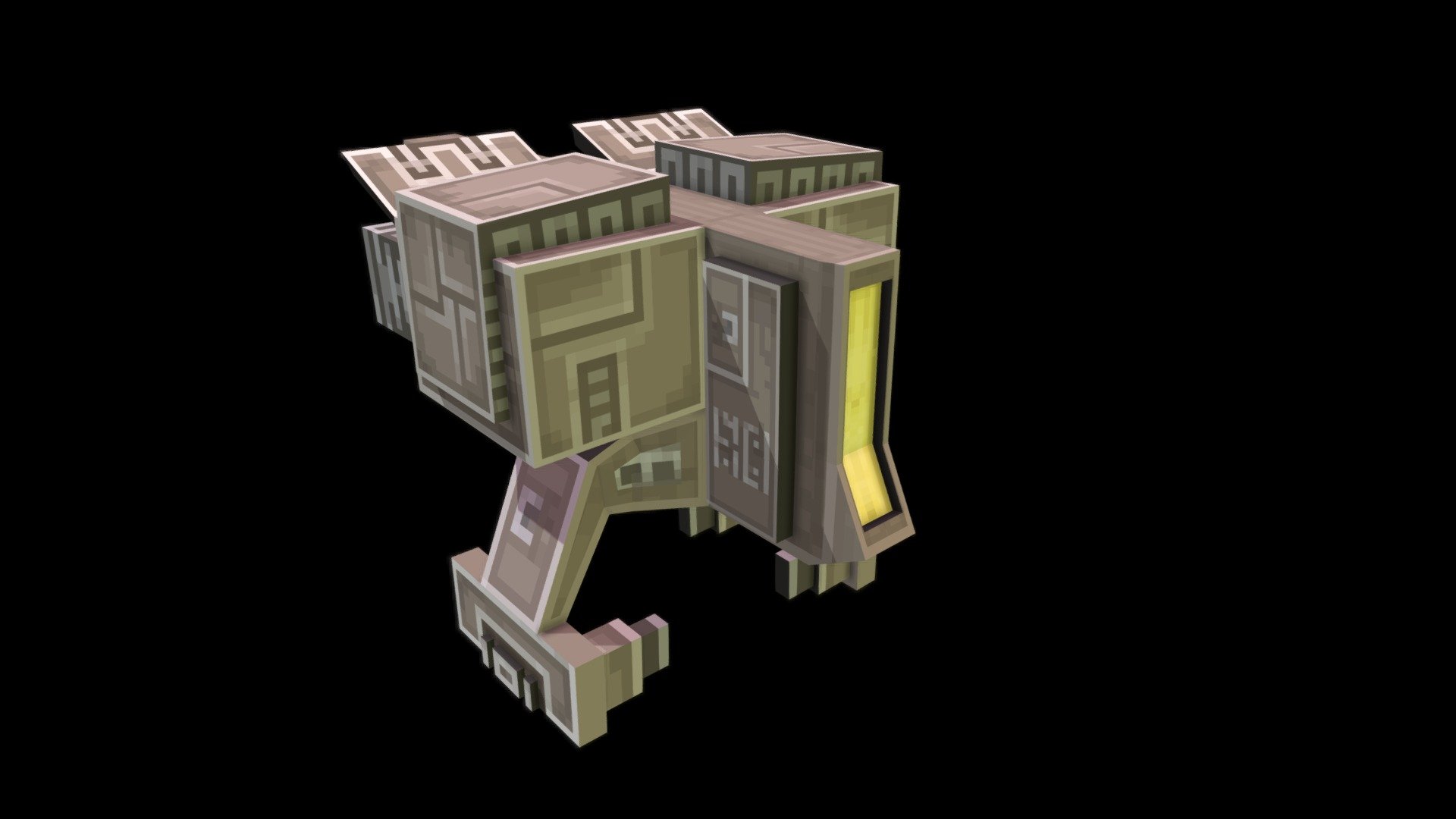 Pixel Cargo Ship - 3D model by Angus Jewkes (@angusjewkes) [63a97dc ...