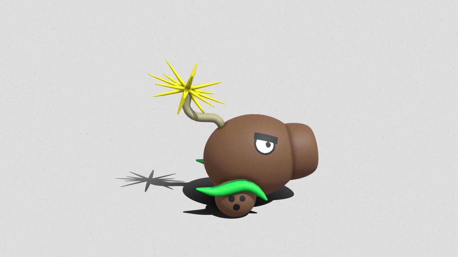 Coconut_cannon_Pvz2 - 3D model by Cocobro [63aaf84] - Sketchfab