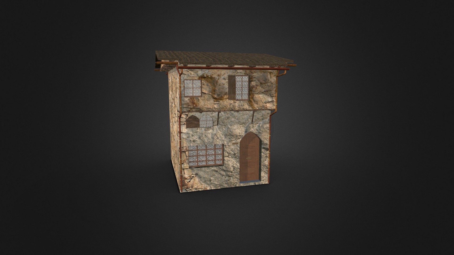 Medieval House - Download Free 3D model by Taldinc (@mr00T) [63abd76 ...